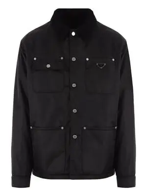 Prada Re-nylon Blouson Jacket - Black