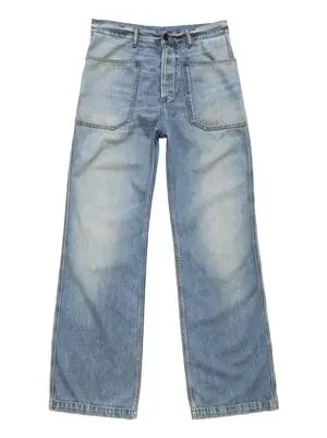 Acne Studios Denim Trousers Regular Fit - Gray
