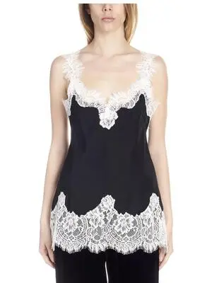 Gold Hawk Lace Detail Top - Multicolor