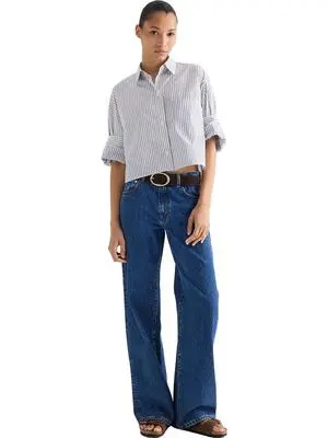 TWP New Straight Jeans In Heavy Denim - Paris