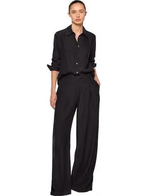 Serena Bute Silk Serena Trouser - Black