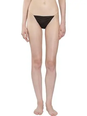 Saint Laurent Silk Briefs - Black