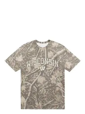 USCAPE APPAREL Wisconsin Badgers Back Bay Heavyweight T-shirt - Camo