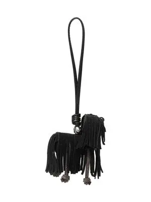 MICHAEL KORS Suede Shaggy Dog Bag Charm