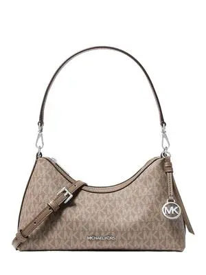 Michael Kors Sammy Small Signature Logo Convertible Crossbody Bag - Grey