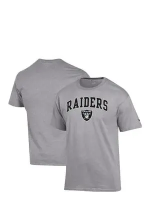 Champion Las Vegas Raiders Arch Over Logo T-shirt - Gray