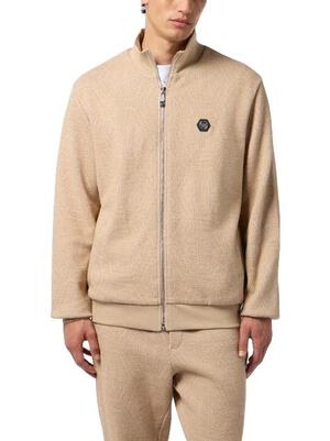 Philipp Plein Monogram Jacquard Track Jacket - Beige