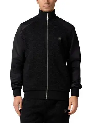 Philipp Plein Monogram Track Jacket - Black