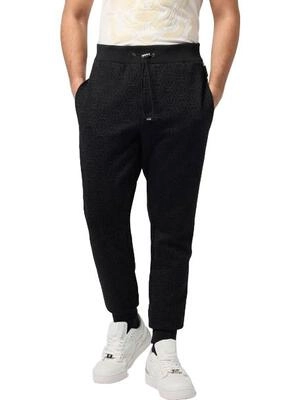 Philipp Plein Tracksuit Joggers Jacquard Monogram - Black
