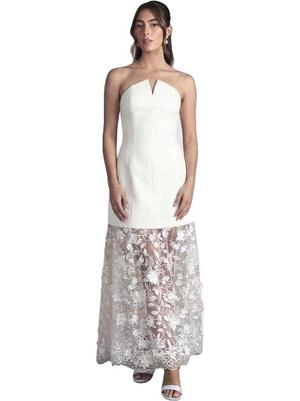 Coast Bandeau Wedding Maxi Dress - Ivory