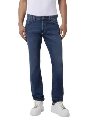 Philipp Plein Basic Straight Cut Jeans - Arizonablue