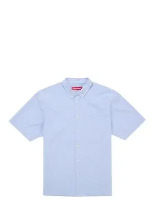 Supreme Gingham Short Sleeve Shirt - Blue