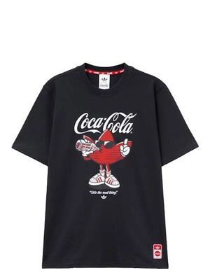 Adidas X Cocacola Classic Sport Graphic Treffie T-shirt - Black