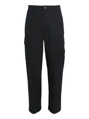 Stone Island Cotton-canvas All-weather Ghost Trousers - Black