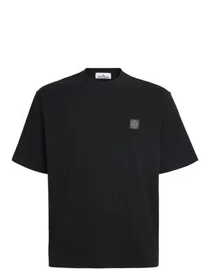 Stone Island Organic Cotton Ghost T-shirt - Black