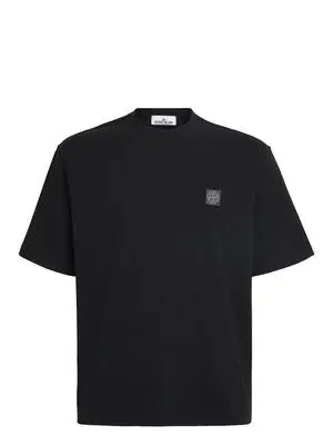Stone Island Organic Cotton Ghost T-shirt - Black