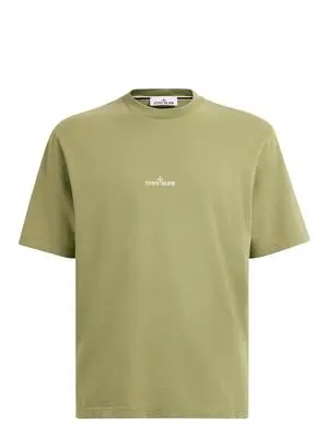 Stone Island Organic Cotton Logo T-shirt - Green