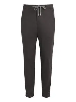 Marco Pescarolo Cashmere Drawstring Trousers - Brown