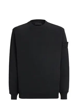Stone Island Cotton-blend Crewneck Sweatshirt - Black
