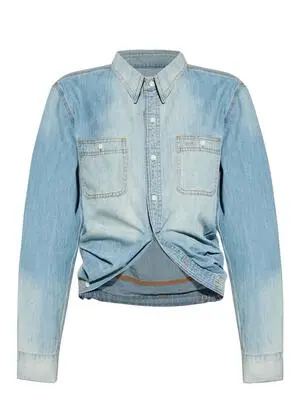 R13 R13 Wrap Denim Shirt