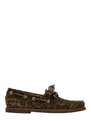 GIANVITO ROSSI Vandee Boat Shoes - Brown