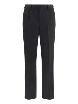 PT TORINO Straight-leg Casual Trousers - Black