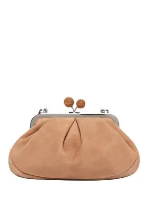 Max Mara Small Suede Pasticcino Bag - Sand