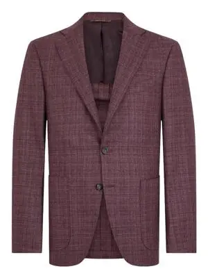 Canali Long-sleeve Blazer - Red