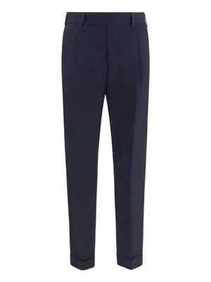 PT TORINO Straight-leg Casual Trousers - Black