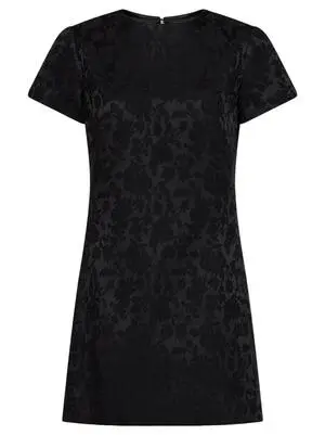 Saint Laurent Short-sleeved Dress - Black