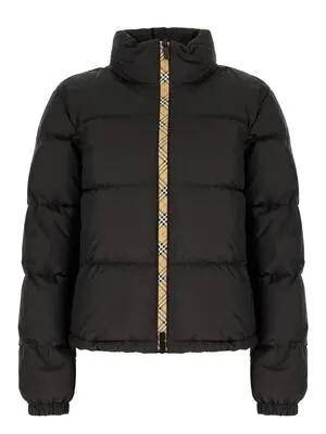 Burberry BURBERRY Padded Jacket With Classic Check Trim Multicolor