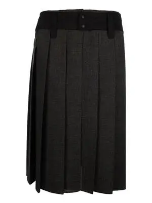 Prada Pleated Skirt - Multicolor