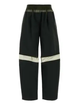 Fendi Cotton Blend Cargo Pants - Green