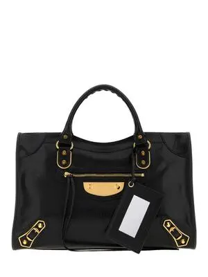 Balenciaga Medium Le City Uptown Handbag - Black