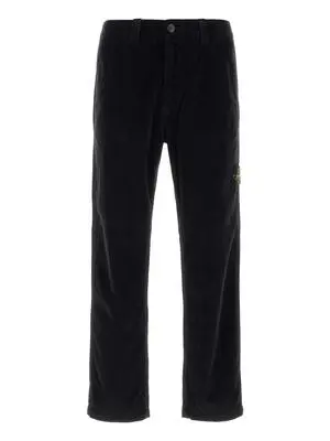 Stone Island Corduroy Trousers - Black