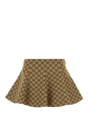 Gucci Gg Fabric Mini Skirt - Multicolor