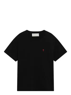 AMI Paris De Coeur T-shirt - Black