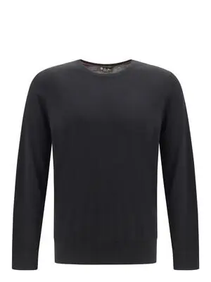 Loro Piana Virgin Wool Sweater - Black
