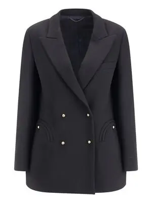 BLAZÉ MILANO Resolute Everyday Blazer In Virgin Wool - Black