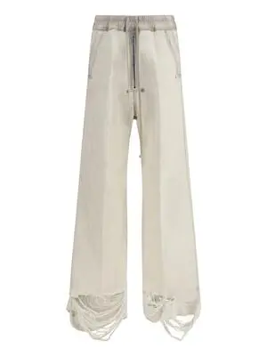 Rick Owens Rick Owens Wide-Leg Distressed Denim Pants Multicolor