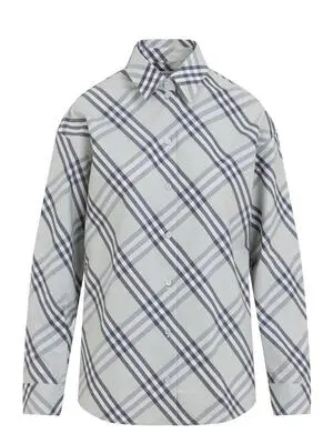 Burberry Elara Check Shirt - Green