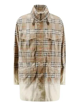 Burberry Lancaster Cotton Coat - Multicolor