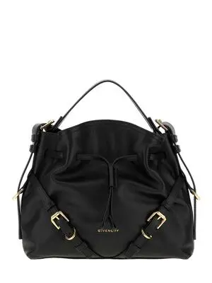 Givenchy Leather Small Voyou Bucket Bag - Black