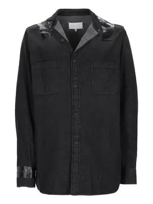 MAISON MARGIELA Taped Denim Shirt - Black
