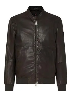 Peuterey Mini Leather Zip-up Jacket - Torba