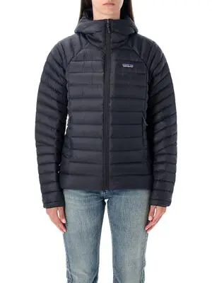 Patagonia Down Sweater Hooded Jacket With 800-fill Down - Nero