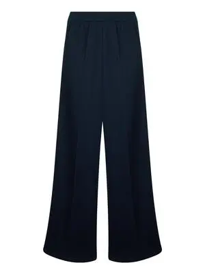 Gucci Palazzo Wide-leg Cotton Pants - Blue