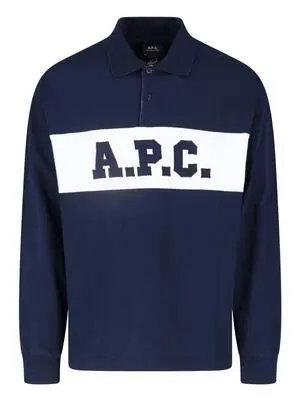 A.p.c. 100% Cotton T-shirt For - Blue