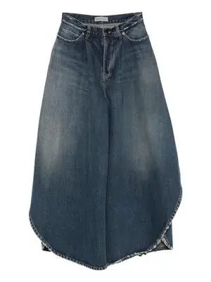 Balenciaga Tulipe Wide-leg Jeans - Blue