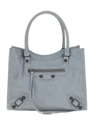 Balenciaga Le City Mini Leather Tote - Blue